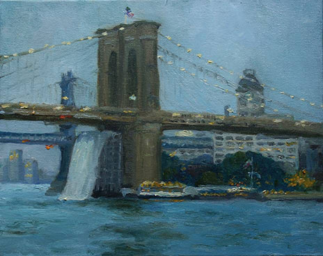 Brooklyn Bridge Waterfalls | GearyGallery.com